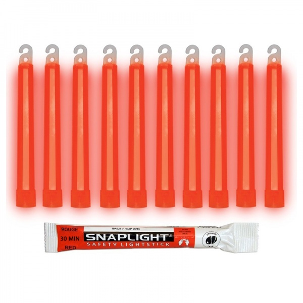 6'' Red Chemlight (15cm) High Intensity Lightstick 30 Min - 365 ...